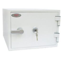 Phoenix Feuerschutzschrank FS 1281 K, mit Schl&uuml;sselschloss, Stahl, signalwei&szlig; RAL 9003