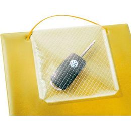 EICHNER Auftragstasche Plus, Klettverschluss und Schl&uuml;sselfach, f&uuml;r DIN A4 Dokumente, gelb, 10 St&uuml;ck