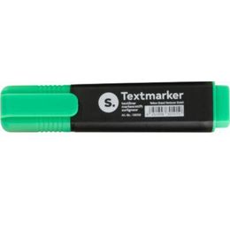 Textmarker S. mit Keilspitze, lichtbest&auml;ndig, schnell trocknend, gr&uuml;n, 1 St&uuml;ck