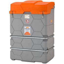 CEMO Gebraucht&ouml;ltank CUBE, Komplettanlage, B1200xT1800xH1800 mm, 2500 l, mit Schmutzsieb & Abtropffl&auml;che