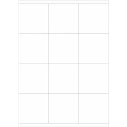Sch&auml;fer Shop Sch&auml;fer Shop Select Universal-Etiketten, 70,0 x 70,0 mm = 3,5" Disk, Permanentkleber, 1200 St&uuml;ck