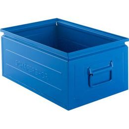 Sch&auml;fer Shop Sch&auml;fer Shop Select Stapelbox, 25 l, 120 kg, L 478 x B 307 x H 200 mm, Stahl, RAL 5015 (himmelblau)