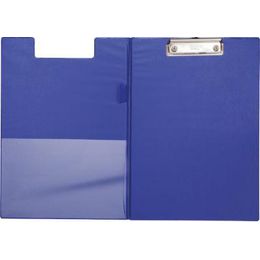 Schreibmappe Maul Maulpoly, A4, Innentasche, Stifteschlaufe, Klemmweite 8 mm, aufh&auml;ngbar, L 320 x B 228 x H 13 mm, Karton/Polypropylen, recycelbar, blau