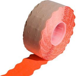 Etiketten, f&uuml;r Preisauszeichner, gelb-orange, 10 Rollen