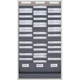 Karten-Sortiertafeln EICHNER 9219 Serie, 1 &ndash; bis 3-reihig lieferbar, 3-spaltig, H 1350 x B 720 mm
