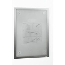 Durable Inforahmen Duraframe Wallpaper, A3, Hoch- u. Querformat, inkl. Ersatzset, silber