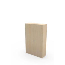 Sch&auml;fer Shop Sch&auml;fer Shop Genius Fl&uuml;gelt&uuml;renschrank TETRIS WALL, 5 Ordnerh&ouml;hen, T&uuml;ranschlag rechts, B 1200 x T 440 x H 1880 mm, Ahorn-Dekor