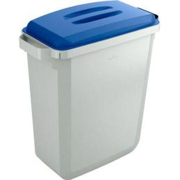 Durable Wertstoff-Sammelbeh&auml;lter, 60 l, mit Deckel, blau