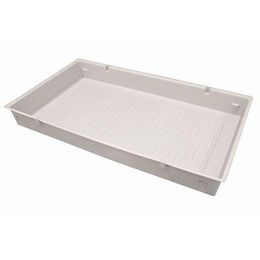 Einlegewanne f&uuml;r ASECOS Sicherheitsschr&auml;nke der Q30, Q90 und S90 Serie, Polypropylen, grau, B 878 x T 500 x H 96 mm, 33,5 l