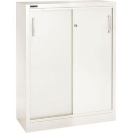 Sch&auml;fer Shop Sch&auml;fer Shop Select Schiebet&uuml;renschrank, 3 Ordnerh&ouml;hen, B 1200 mm, wei&szlig; RAL 9003