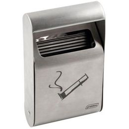 Wandascher Probbax, Volumen 1,5 l, Abfluss&ouml;ffnungen, herausnehmbarer Inneneimer und Dach, B 152 x T 64 x H 255 mm, Edelstahl, edelstahlfarben