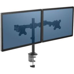 Dual Monitorarm Fellowes Reflex, bis 32" Breite, VESA, dreh-/schwenk-/neigbar, h&ouml;hen- & tiefenverstellbar, schwarz