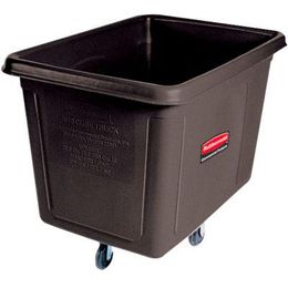 Transportwanne Rubbermaid Cube Truck, 0,57 m&sup3;, bis 272 kg, mit Rollen, schwarz