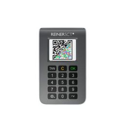 TAN Generator REINERSCT tanJack photo QR, f&uuml;r Sm@rtTAN photo & chipTAN QR, bis 5 Jahre Batterielaufzeit, grau