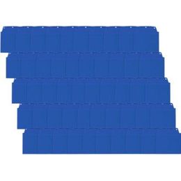 Orgatex Sichttaschen, A6 quer, blau, 50 St.