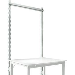 Manuflex Aufbauportal, Grundtisch SPEZIAL Arbeitstisch-/Werkbanksystem UNIVERSAL/PROFI, 1250 mm, lichtgrau