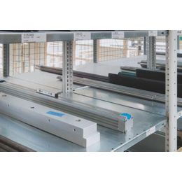 SCHULTE LAGERTECHNIK - Doppel-Grundregal Stecksystem MULTIPlus250 - 3000x1000x(2x300) mm, 14 B&ouml;den, verzinkt