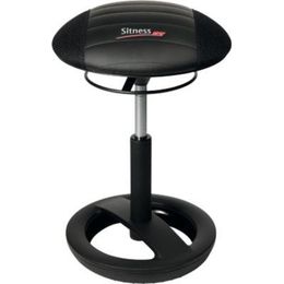 Topstar Hocker Sitness RS Bob, bewegliches Sitzen, h&ouml;henverstellbar, ergonomisch, schwarz/schwarz
