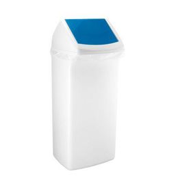 Durable Wertstoffsammler Flip, 40 Liter, mit Deckel, blau