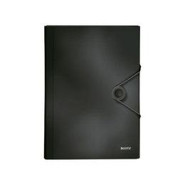 Projektmappe Leitz Solid, 5 F&auml;cher, 1 Zusatzfach, Format DIN A4, schwarz