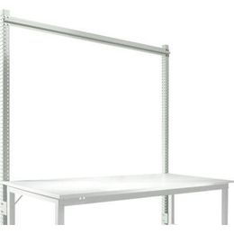 Manuflex Aufbauportal, Grundtisch STANDARD Arbeitstisch-/Werkbanksystem UNIVERSAL/PROFI, 1750 mm, lichtgrau