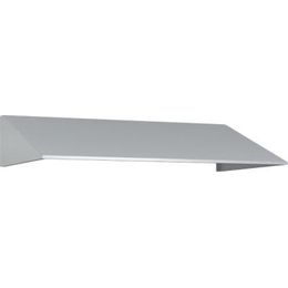 Schr&auml;gdachaufsatz f&uuml;r C+P Schlie&szlig;fachschrank Resisto, Neigung von 26&deg;, B 1148 x T 640 x H 230 mm, Stahl, lichtgrau RAL 7035