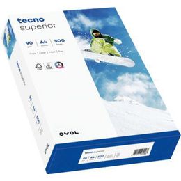 Kopierpapier tecno superior, DIN A4, 90 g/m&sup2;, hochwei&szlig;, 500 Blatt
