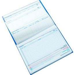 BOI Patienten-Dokumentationsmappe Professional Line, DIN A4, Klarsichttaschen, 10-farbiges Reitersystem, 4 Heftmechaniken, blau, 10 St&uuml;ck