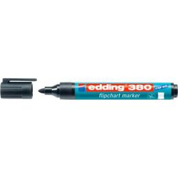 Edding 380 Flipchart-Marker, Rundspitze, schwarz, 1 St&uuml;ck