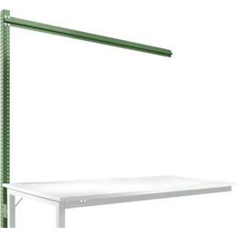 Manuflex Aufbauportal, Ansatzisch SPEZIAL Arbeitstisch-/Werkbanksystem UNIVERSAL/PROFI, 1750 mm, resedagr&uuml;n