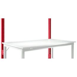 Manuflex Aufbauportal, niedrig, Grundtisch STANDARD Arbeitstisch/Werkbank UNIVERSAL/PROFI, rubinrot