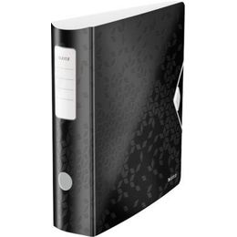 Leitz&reg; Ordner Active WOW, DIN A4, R&uuml;ckenbreite 82 mm, 5 St&uuml;ck, schwarz