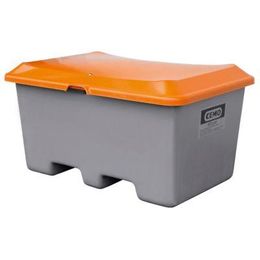 CEMO Streugutbeh&auml;lter unterfahrbar, ohne Entnahme&ouml;ffnung 400 l, L 1210 x B 820 x H 680 mm