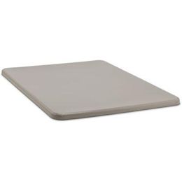 CEMO Flachdeckel f&uuml;r Rechteckbeh&auml;lter, 2200 l, grau