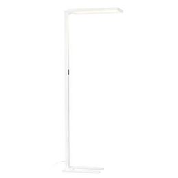 LED-Stehleuchte SLV Worklight, Touch-Dimmer, 7600 Lumen, 79 W, 200-240 V, PIR-Sensor, festverbaute LEDs, L 692 x B 310 x H 1950 mm, wei&szlig;