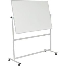 Mobiles Whiteboard Franken U-Act! Line&reg;, Querformat, 2-seitig nutzbar, Stahl wei&szlig; emailliert & Aluminium, magnethaftend, Ablageleiste, B 1700 x H 1930 mm