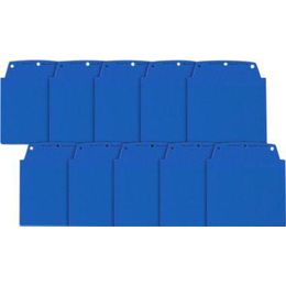 Orgatex Sichttaschen, A6 quer, blau, 10 St.
