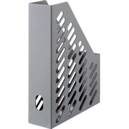 HAN Stehsammler KARMA, DIN A4/C4, 100% Recyclingmaterial, B 76 x T 246 x H 315 mm, H vorne: 148 mm, grau