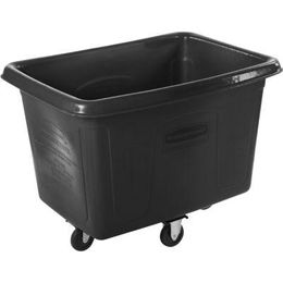 Transportwanne Rubbermaid Cube Truck, 0,39 m&sup3;, bis 227 kg, mit Rollen, schwarz