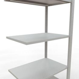 SCHULTE LAGERTECHNIK - Stecks.Anbaur. mit L&auml;ngenriegel - 2000x750x500 mm, Typ 150 kg