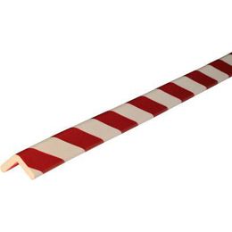 Knuffi&reg; Eckschutzprofile Typ H, 5-m-Rolle, wei&szlig;/rot