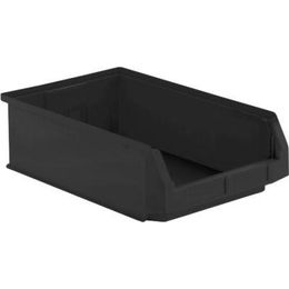 Sch&auml;fer Shop Sichtlagerkasten LF 532, ESD-leitf&auml;hig, schwarz, Au&szlig;enma&szlig;e L 500 x B 312 x H 200 mm, Inhalt 23,5 L