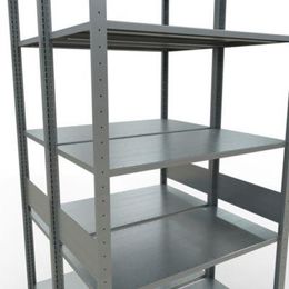 SCHULTE LAGERTECHNIK - Stecks.Doppelgrundregal Typ 150 - 3000x1000x2x500 mm verz.2x7 B&ouml;den