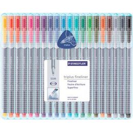 Fineliner Staedtler Triplus 334, 20er-Mix
