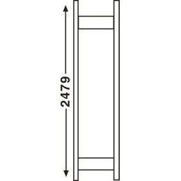 Sch&auml;fer Shop Regalsystem R 3000, Rahmen, H 2490 x T 300 mm