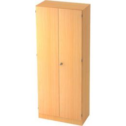 Aktenschrank 5 OH, abschlie&szlig;bar, B 800 x T 420 x H 2004 mm, Buche-Dekor