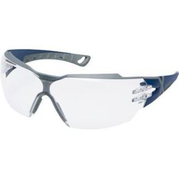 B&uuml;gelbrille Uvex pheos cx2 fbl sv, EN 166, EN 170, Polycarbonat klar, Rahmen blau/grau, 5 St&uuml;ck