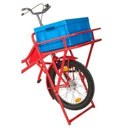 Faltbox f&uuml;r Transport- und Lastenfahrrad, aus Kunststoff, platzsparend faltbar