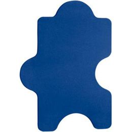 Wandabsorber Puzzle, B 1000 x H 500 mm, Polyestervlies in Filzoptik, blau