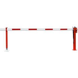 Wegesperre mit Gasdruckfeder, feste Auflagest&uuml;tze, 5330 mm